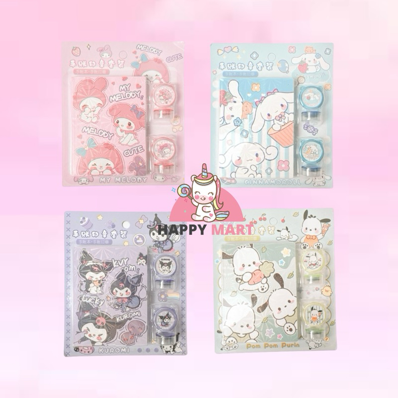 Sanrio kuromi/melody/cinnamoroll motif Notes SET | Shopee Malaysia