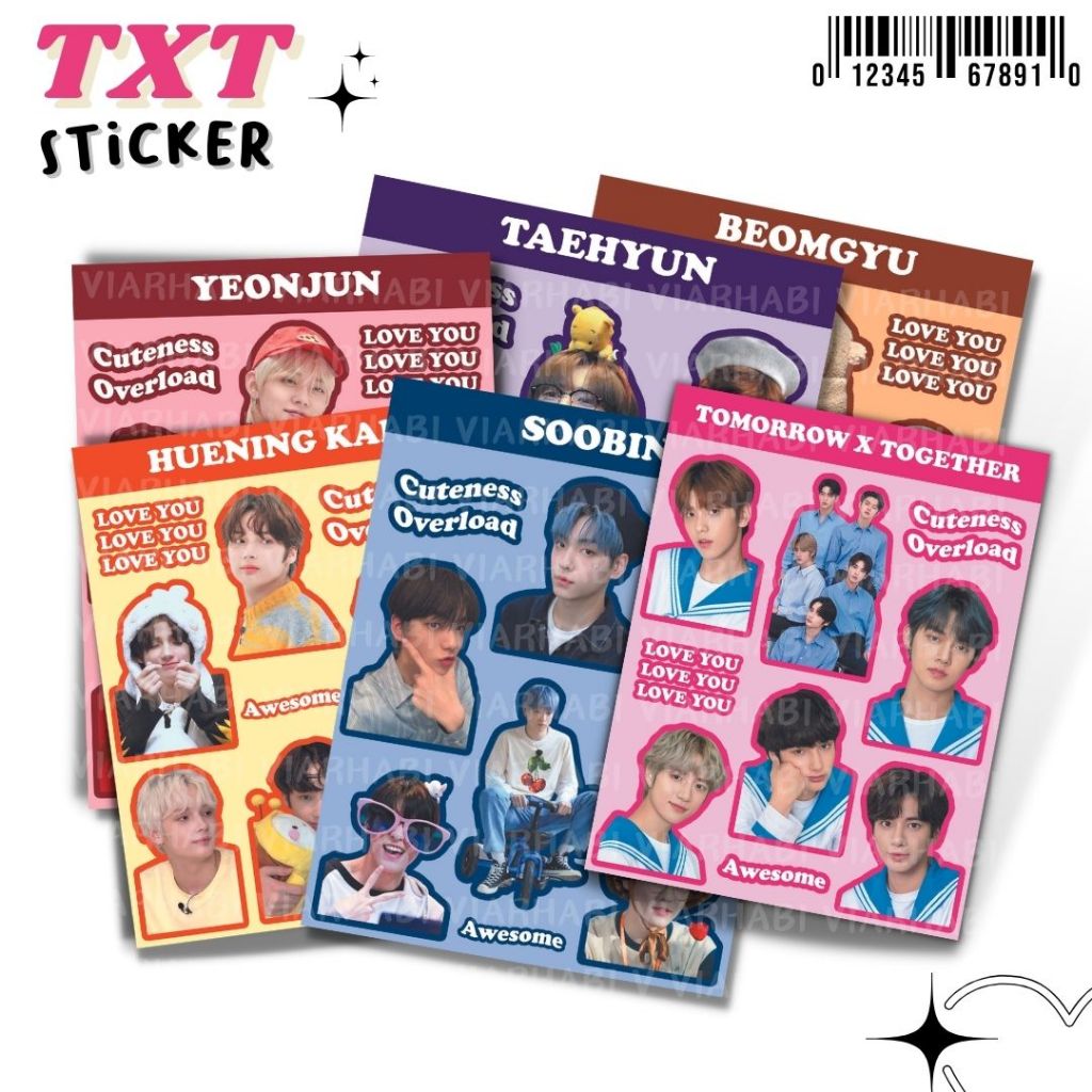 Txt EDITION STICKERS// FREEBIES KPOP// TXT EDITION CONCER STICKERS ...