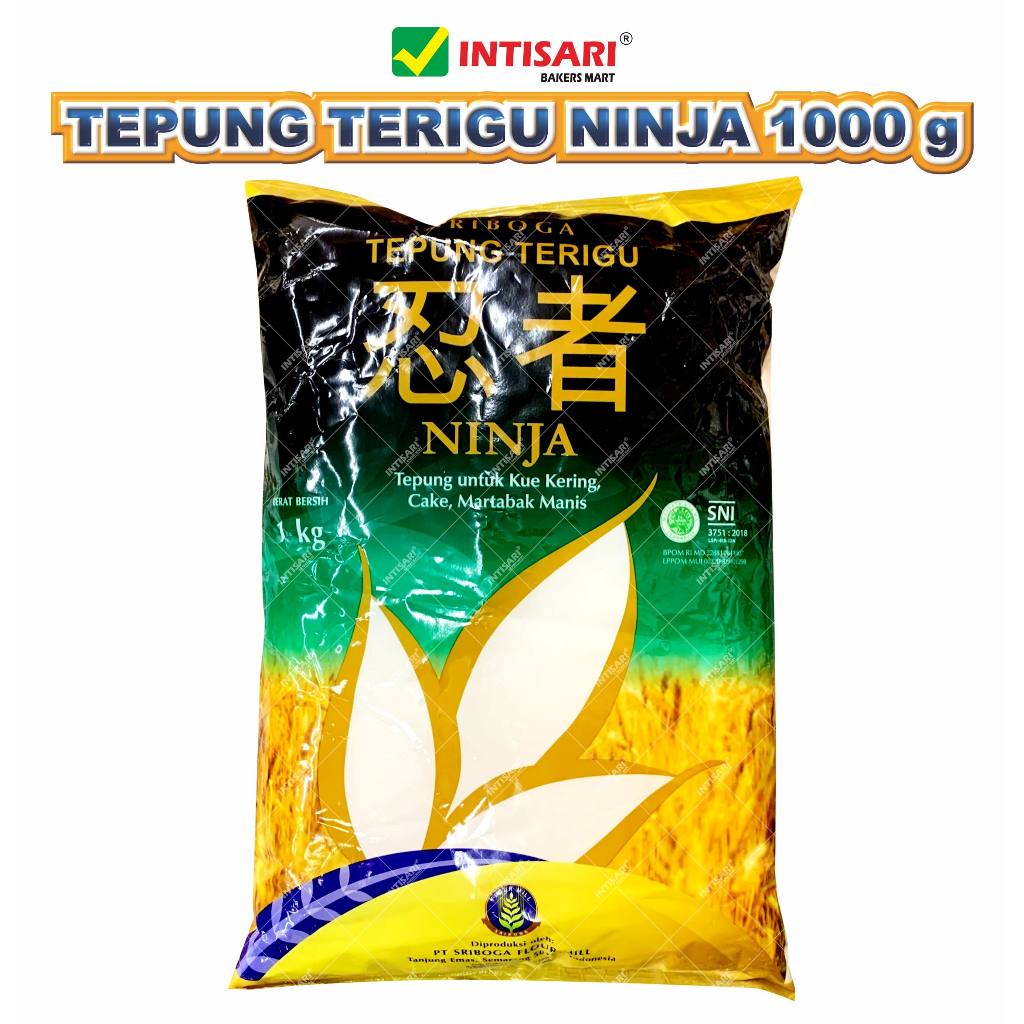 Ninja WHEAT FLOUR 1000 G | Shopee Malaysia