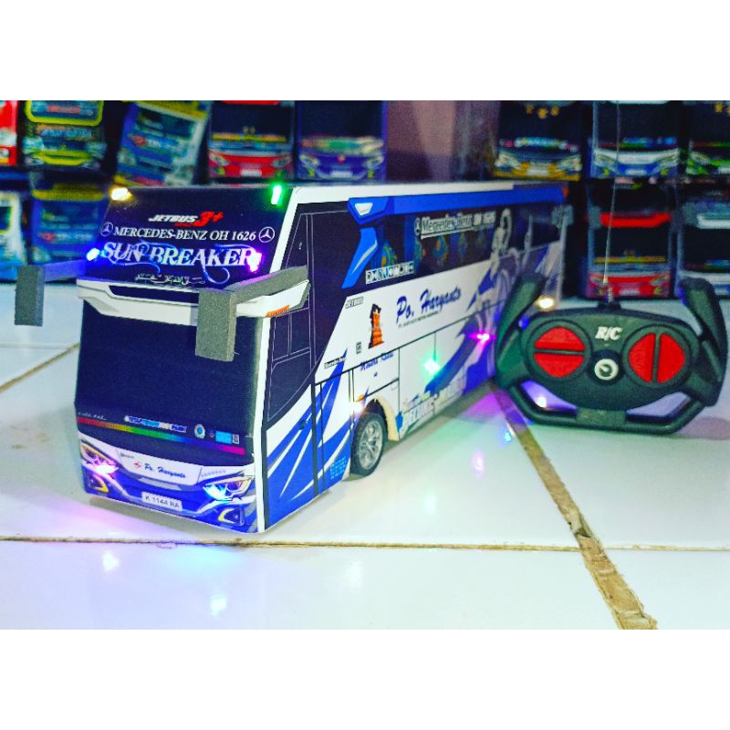 Miniature telolet basuri remote control bus | Shopee Malaysia