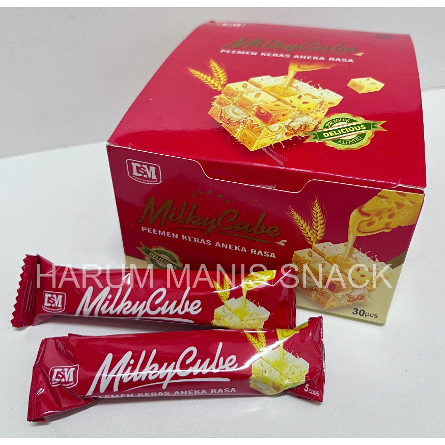 DSM Milky Cube Cheese Flavored Hard Candy contains 30 pcs | Shopee Malaysia