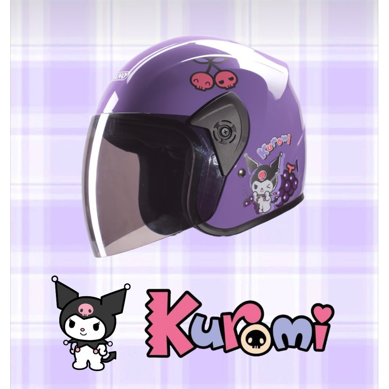 Adult Helmet Premium Character SNI Boy Girl Cute Viral Kuromi (XL) | Shopee Malaysia