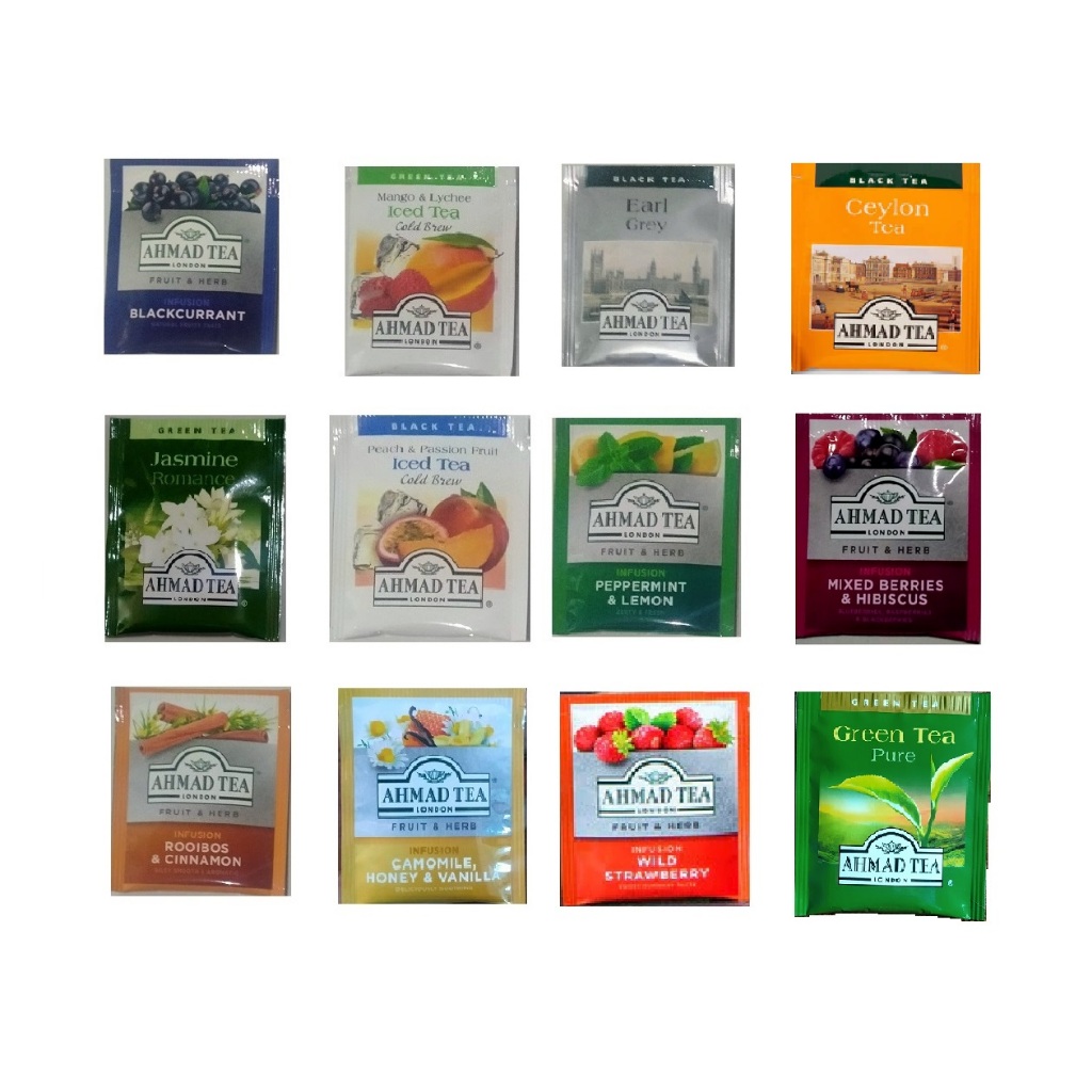 Ahmad TEA LONDON TEA SACHET RETAIL VARIOUS FLAVORS - English Breakfast ...