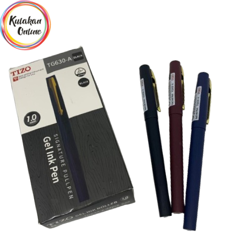 Latest !! Tizo Gel Ink Pen TG630-A SIgnature Pen 1.0 mm (1 pack ...