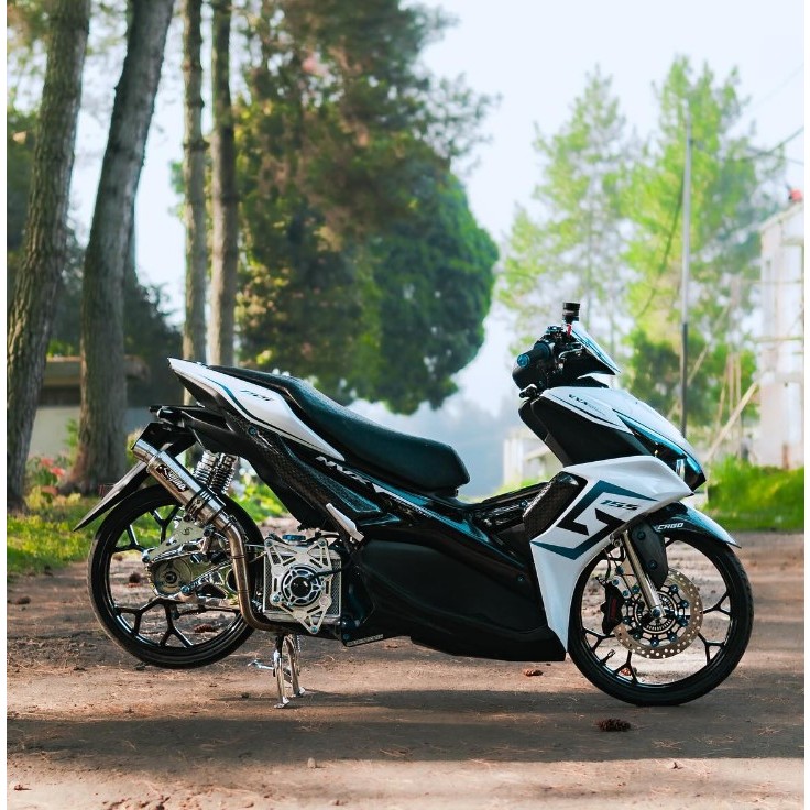 STRIPING STICKER ALL NEW AEROX CONNECTED 155 NVX TRANSPARENT CG EDITION ...