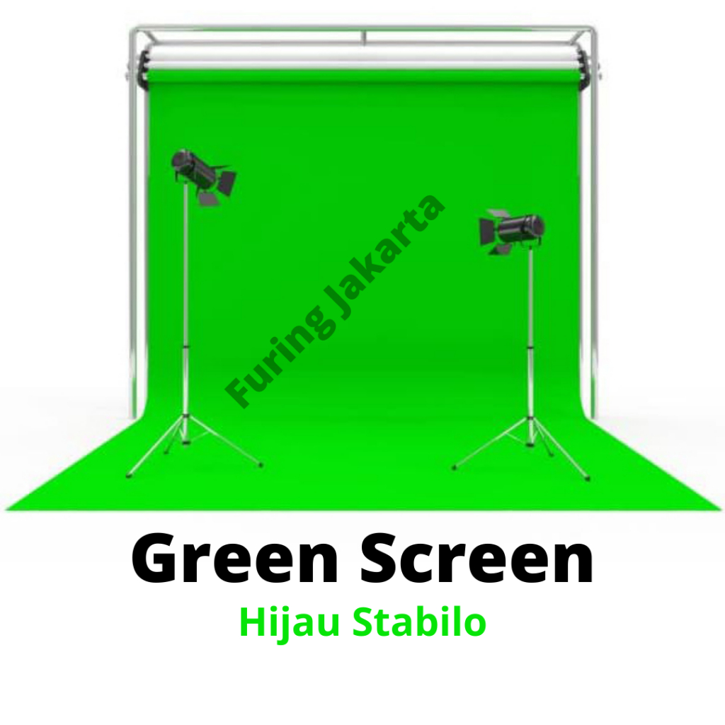 1 Meter Background Youtuber Backdrop zoom Green Screen | Shopee Malaysia