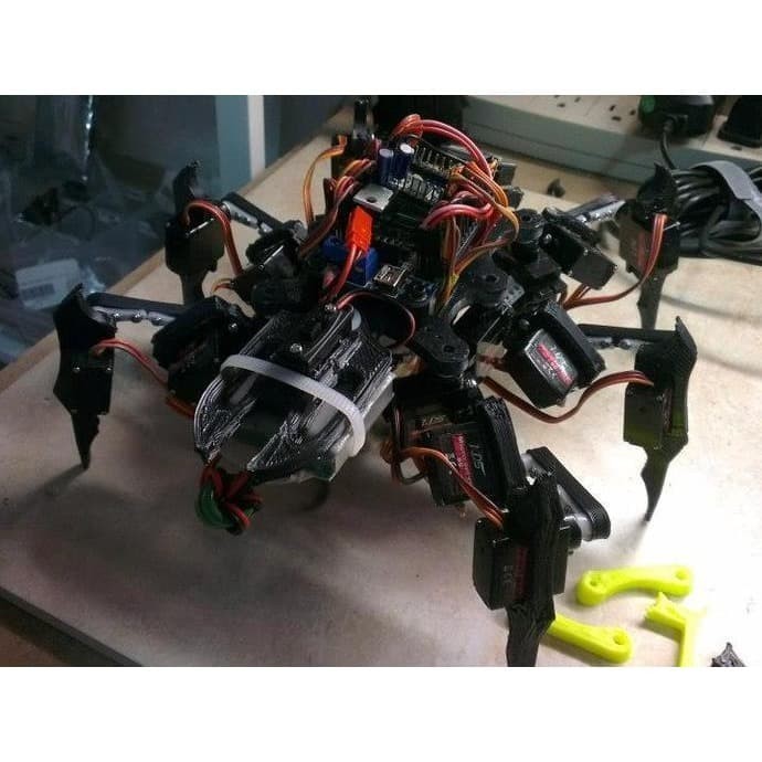 Hexapod Robot Spider 6 feet Kit Only 3D Print - S3D | Shopee Malaysia