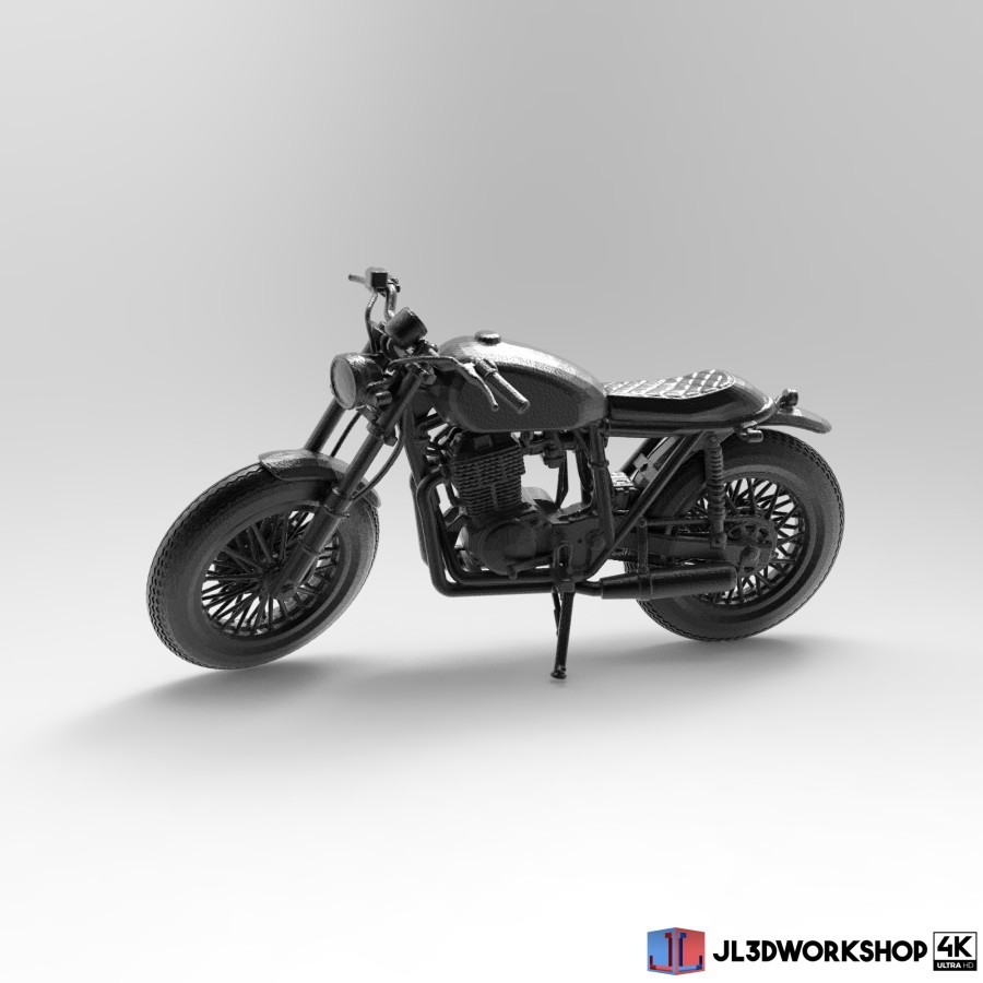 Jl3d 1/64 Scale Motorcycle Honda CB GL Pro 100 400 Classic Modification ...