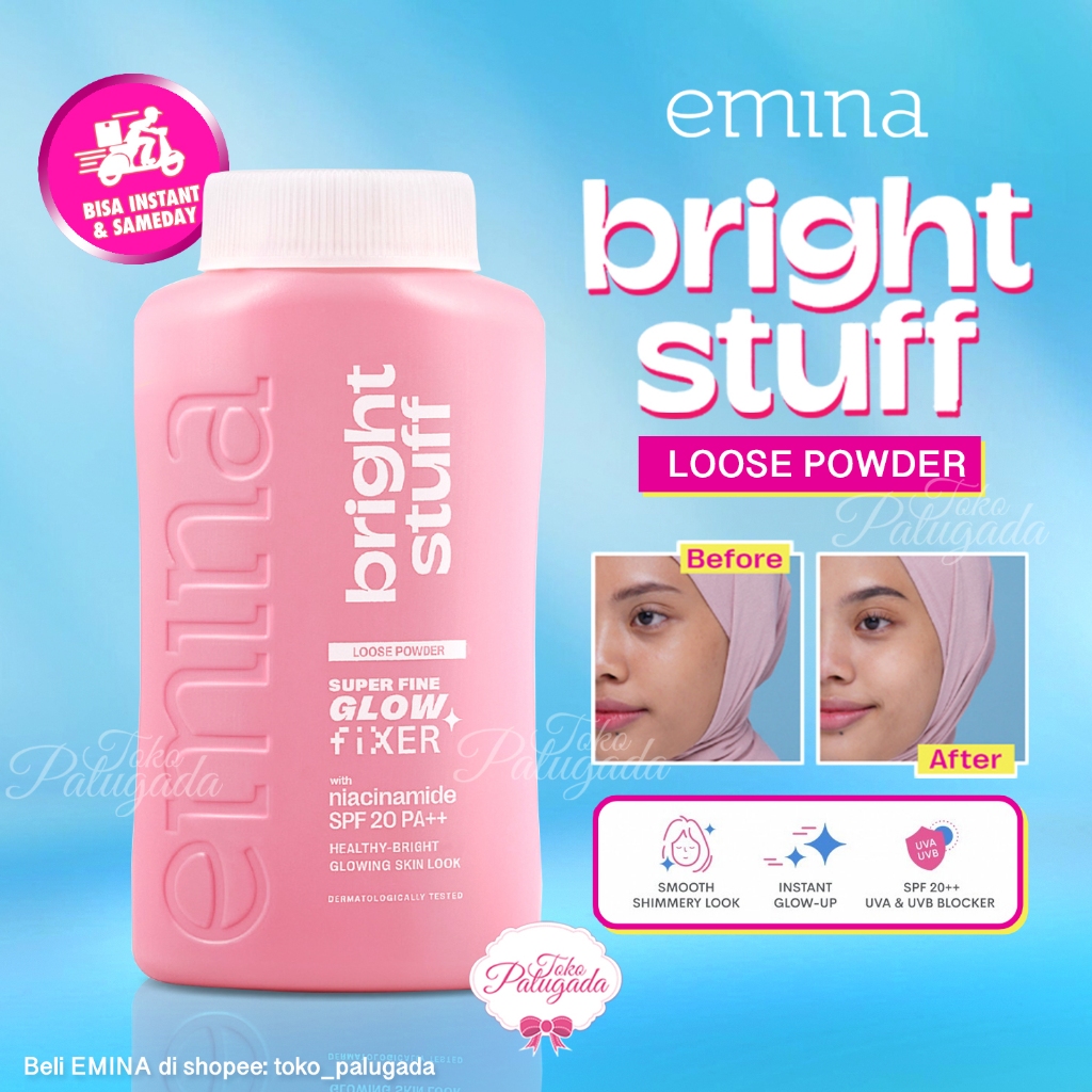 Emina Bright Stuff Loose Powder | Shopee Malaysia