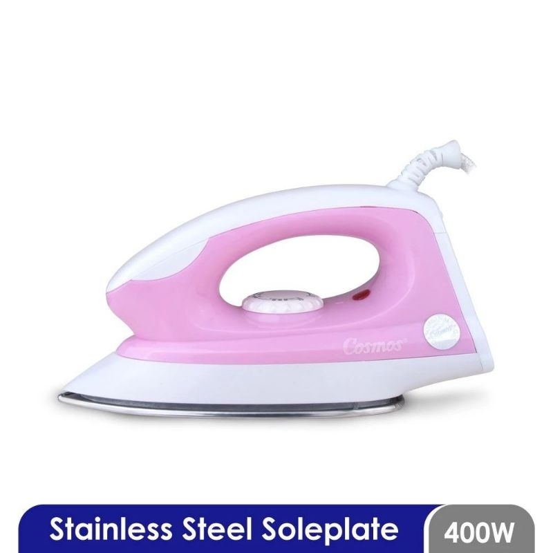 Cosmos Stainless Steel Iron CIS 428 (400Watt) | Shopee Malaysia