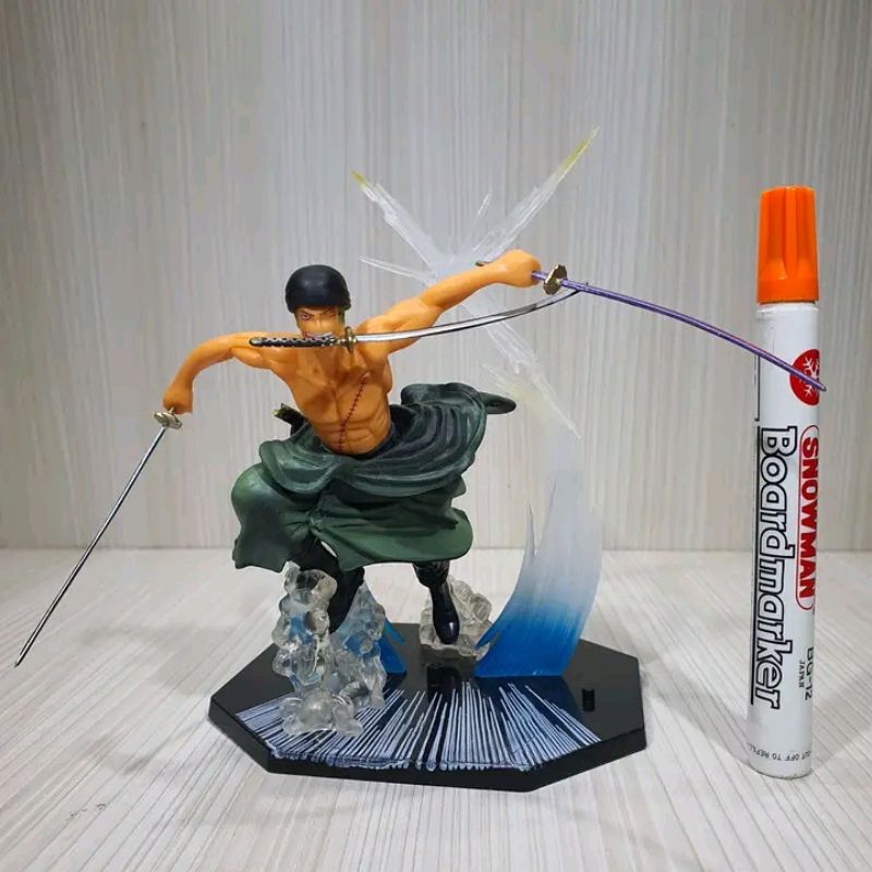 One pieceroronoa zoro static figure Toys with Effect About 5 Inchheight ...
