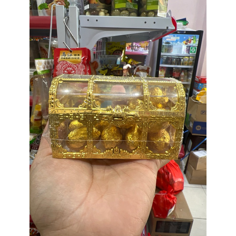 Naraya Treasure Box 60g Chocolate Coin Chocolate Egg Chocolate Gold Bar ...