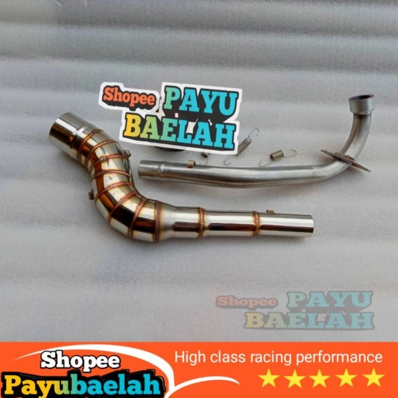 Open Pipe 51mm big Elbow Wave 110i Fury 125 RS 125 Biz 125 Wave 110 ...