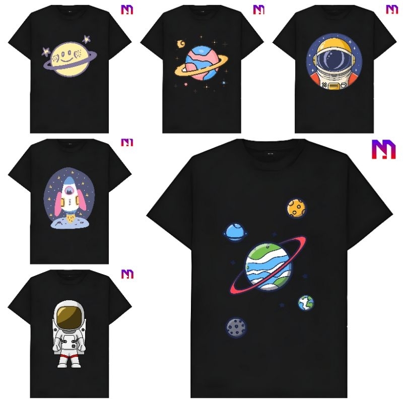 Baju Kaos Tshirt T Shirt Men Boys Girls Women Unisex Solar System ...