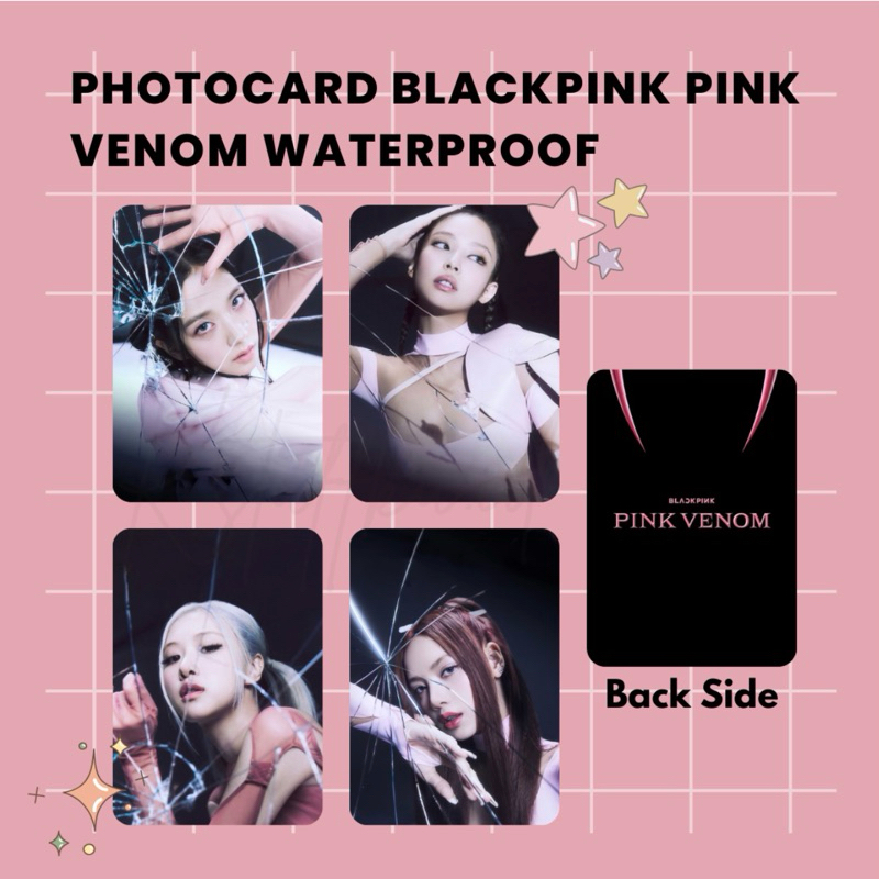 Blackpink pink venom photocard waterproof premium | Shopee Malaysia