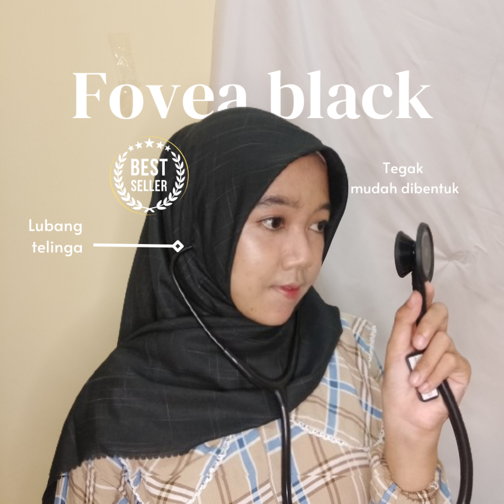 Best Selling!! hijab Fovea Plain/ hijab Stethoscope/ hijab Ear Hole ...