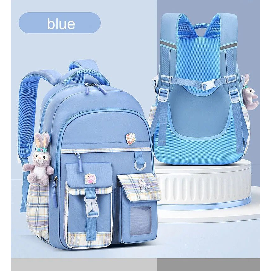 The Latest Korean Unisex School Children's Backpack mika model | Shopee ...