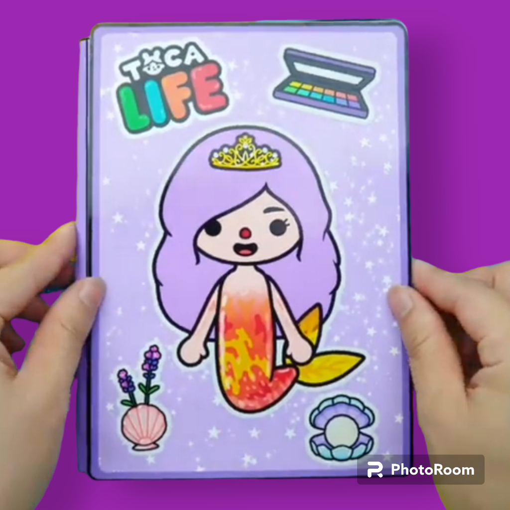 Paperbook Mini Mermaid Toca Boca Viral Duck Book - BP Educational Role ...