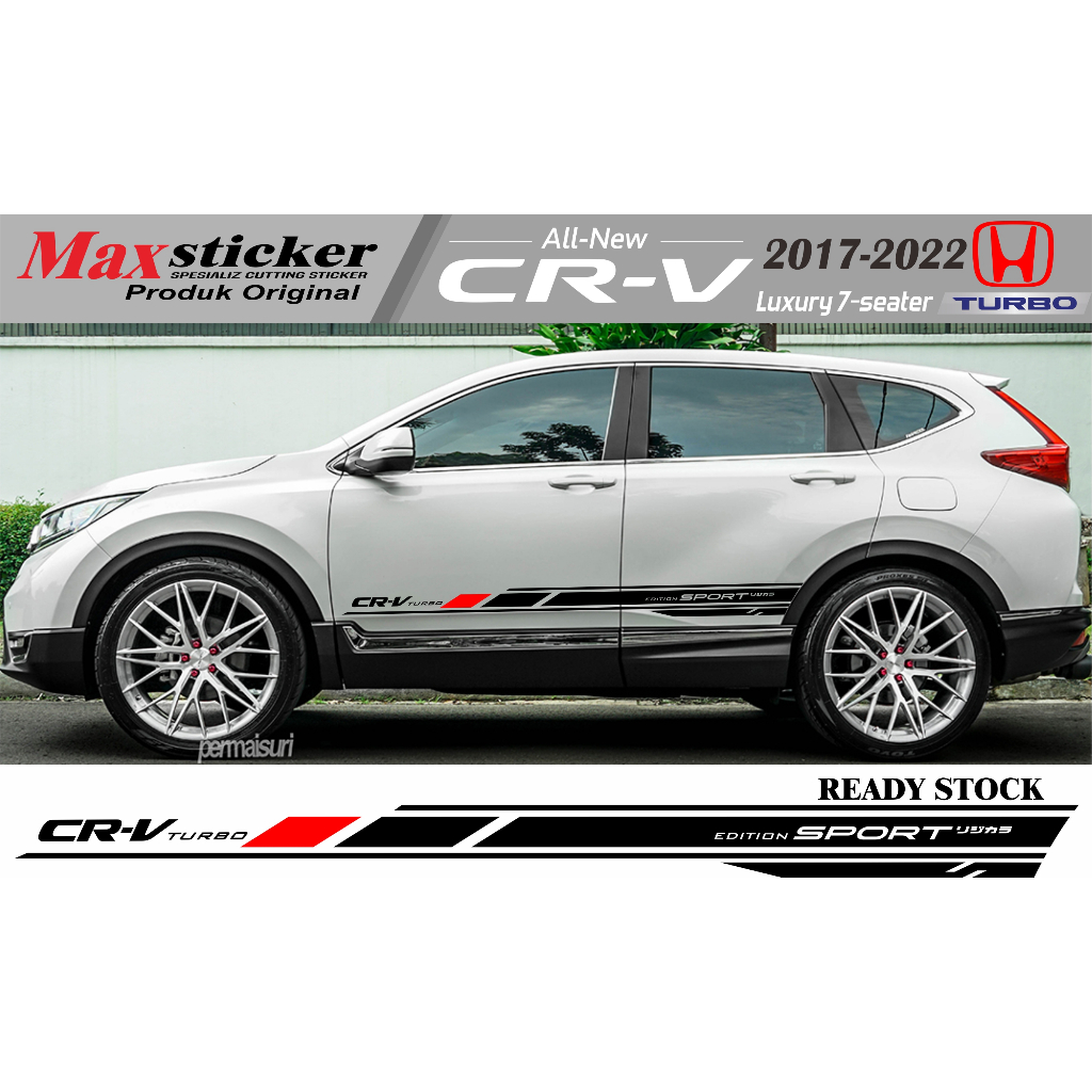 Honda CR-V turbo sticker 2017 2018 2019 2020 2021 2022 Cutting Latest ...