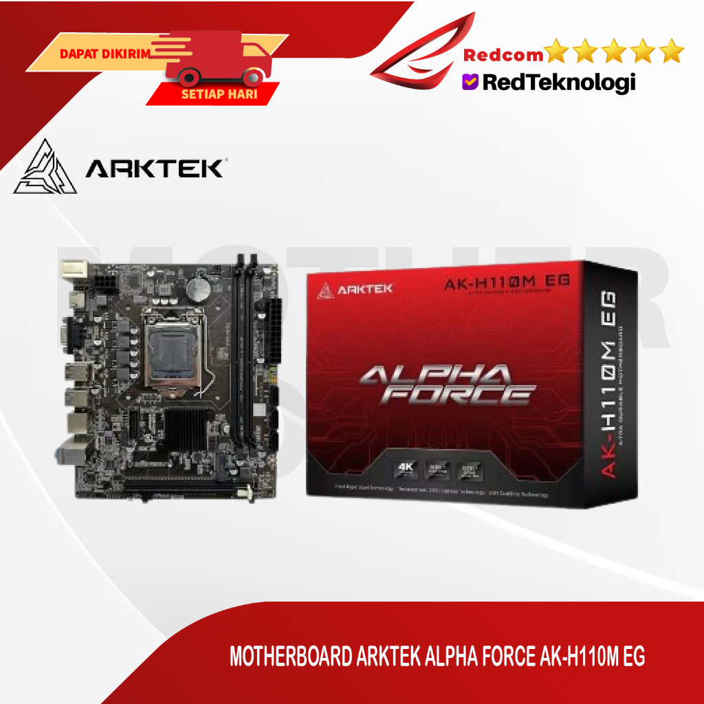 Arktek ALPHA FORCE AK-H110M EG. MOTHERBOARD | Shopee Malaysia