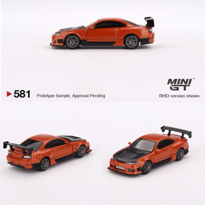 MiniGT 581 Nissan Silvia S15 D-MAX Metallic Orange Mini GT | Shopee ...
