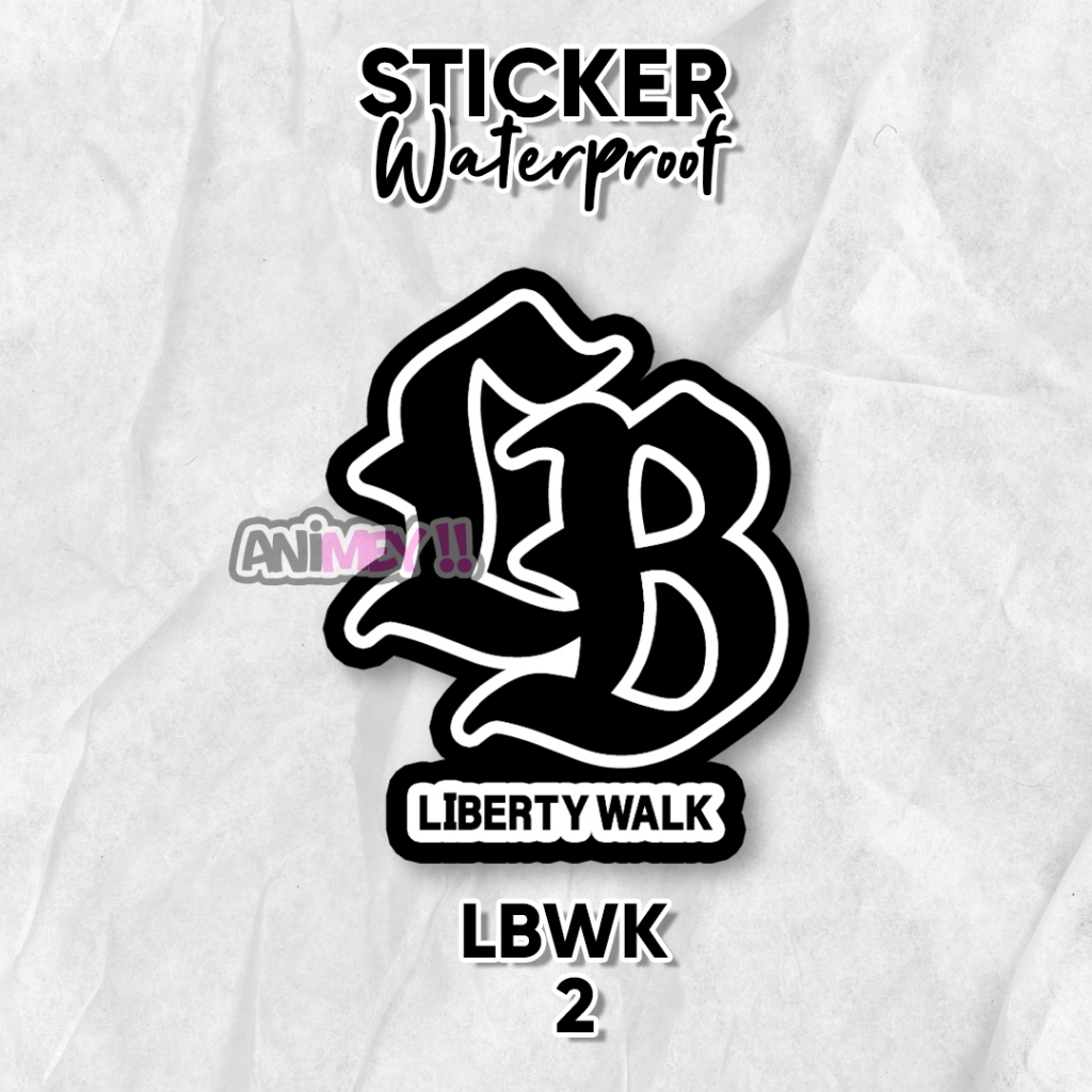 Lbwk Logo Sticker/Liberty Walk Sticker/JDM Sticker | Shopee Malaysia