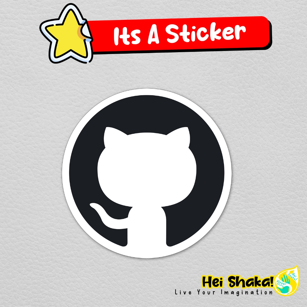 Github Octicons Sticker Waterproof Vinyl Coding Developer Programmer ...