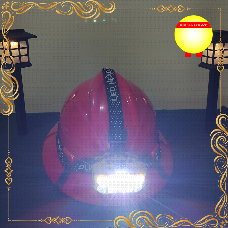 Safety Helmet (Project) and Headlamp | Shopee Malaysia