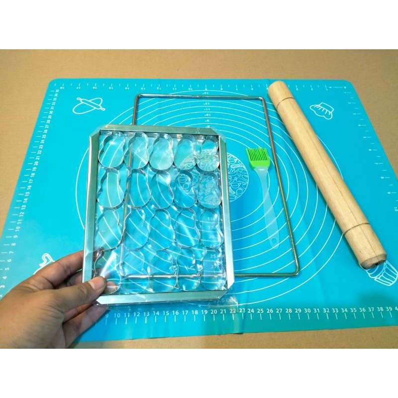 PERALATAN Cake dough leveling frame / cake making equipment / cheese ...