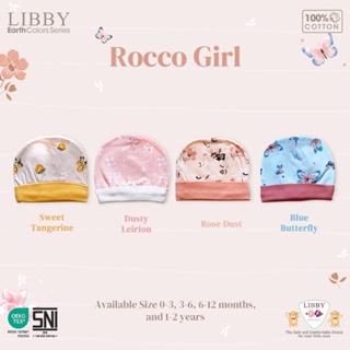 Libby 1 Pc Baby Hat with Girl Pattern Round Hat with Rocco Girl Pattern Round Hat Baby Newborn ...
