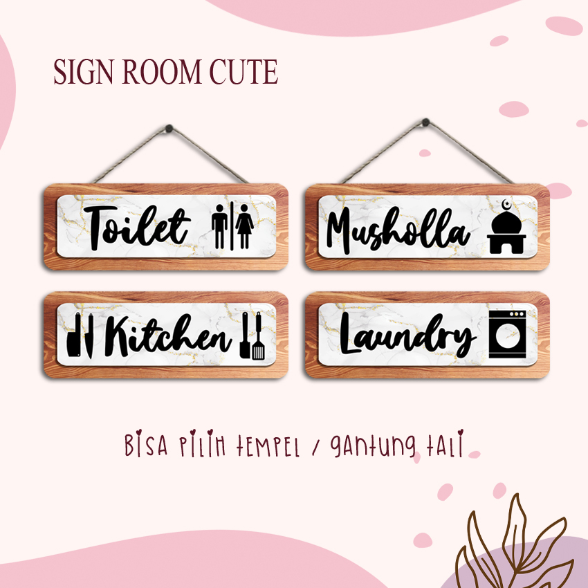 Toilet Writing Board Kitchen Musholla Laundry Sign Signage | Shopee ...