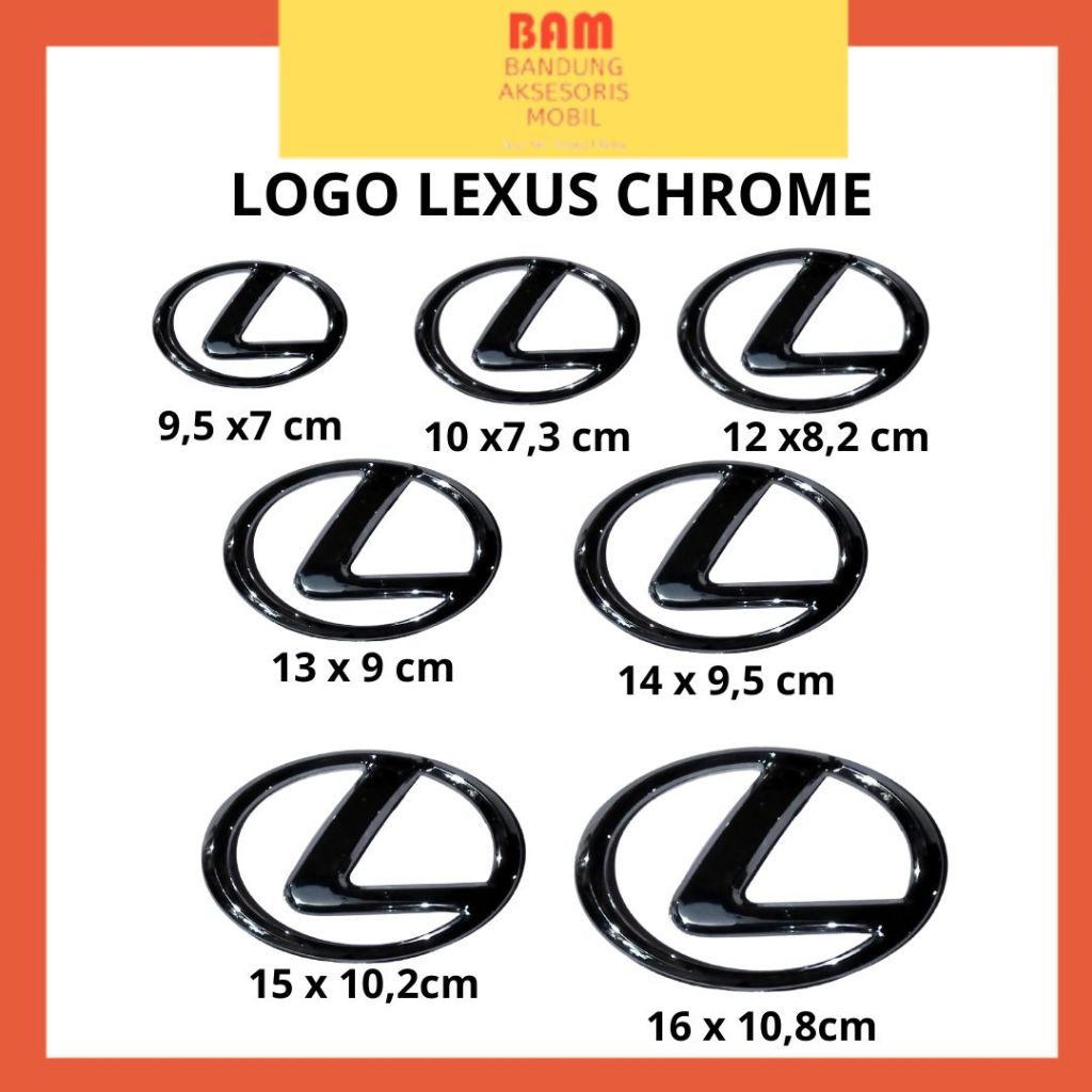 Lexus CHROME LOGO EMBLAM | Shopee Malaysia
