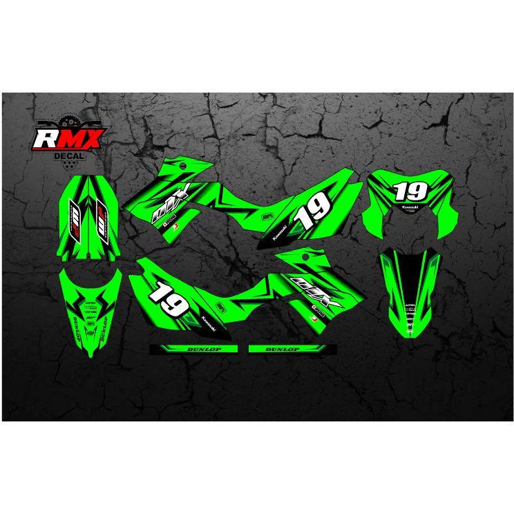 HITAM HIJAU MERAH PUTIH Decal DTRACKER FULLBODY (033) STICKER DECALS ...