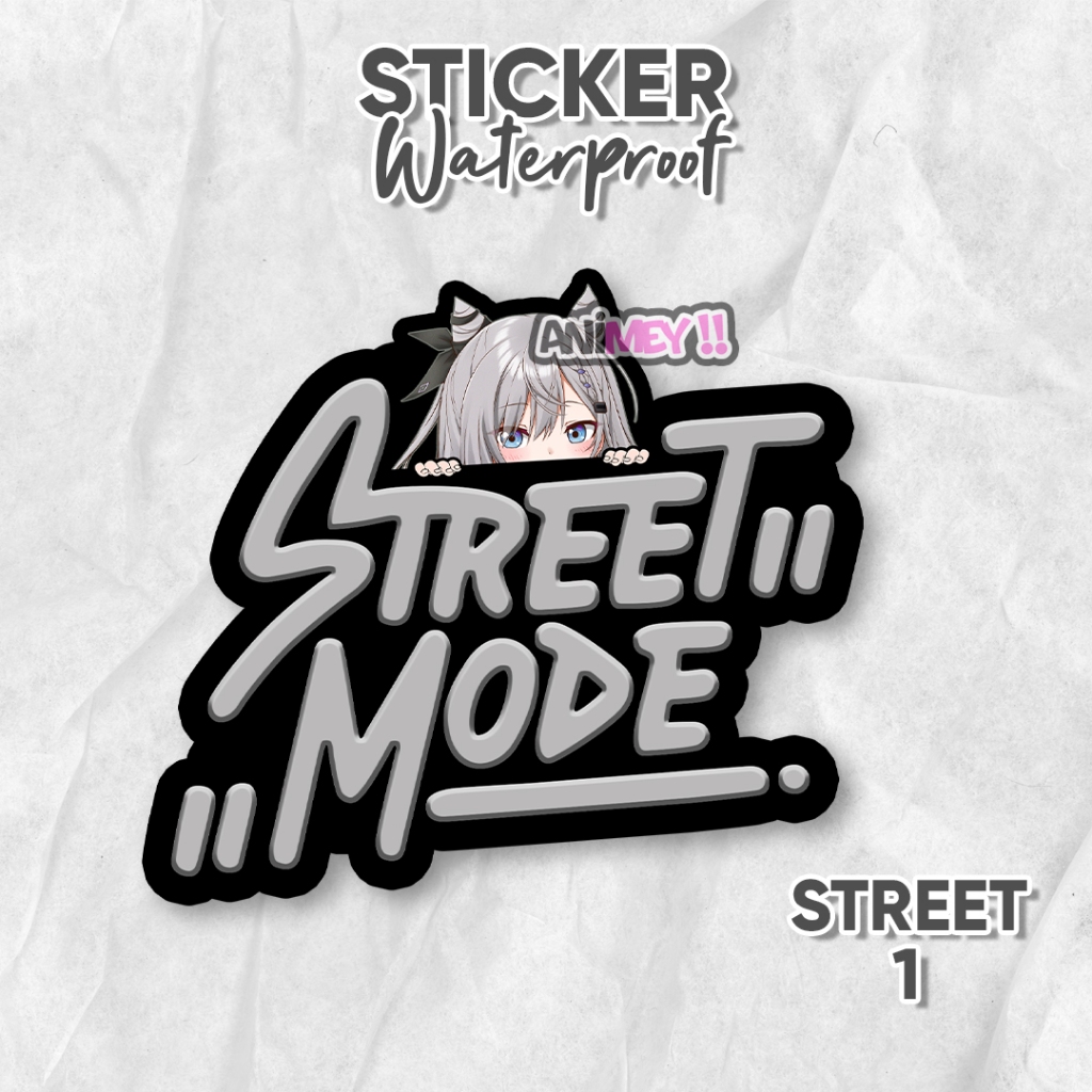 Street Fashion Anime Sticker/waterproof Anime Sticker | Shopee Malaysia