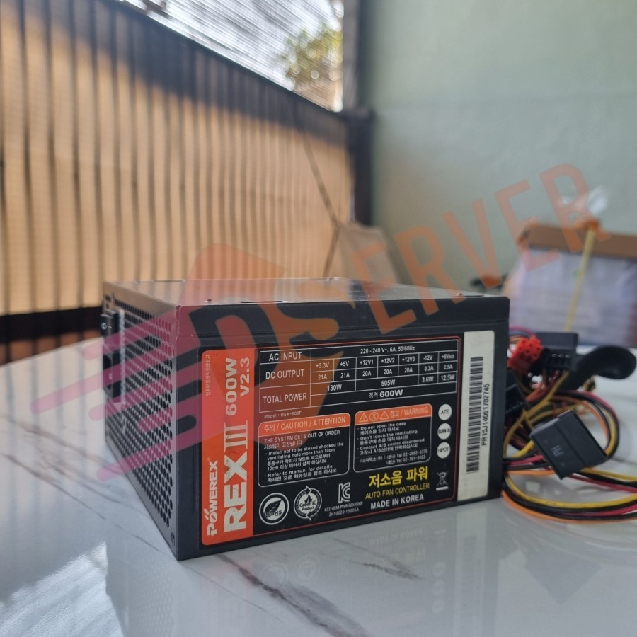 Psu Powerex REX III v2.3 600w 2x8 pin vga | Shopee Malaysia