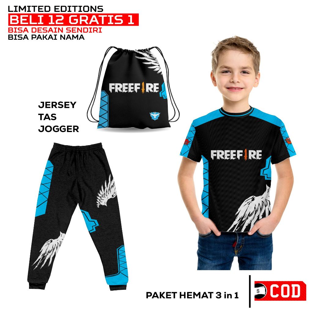 Men's FF PANTS CAN USE A NAME (CAN ONE SET) | Shopee Malaysia