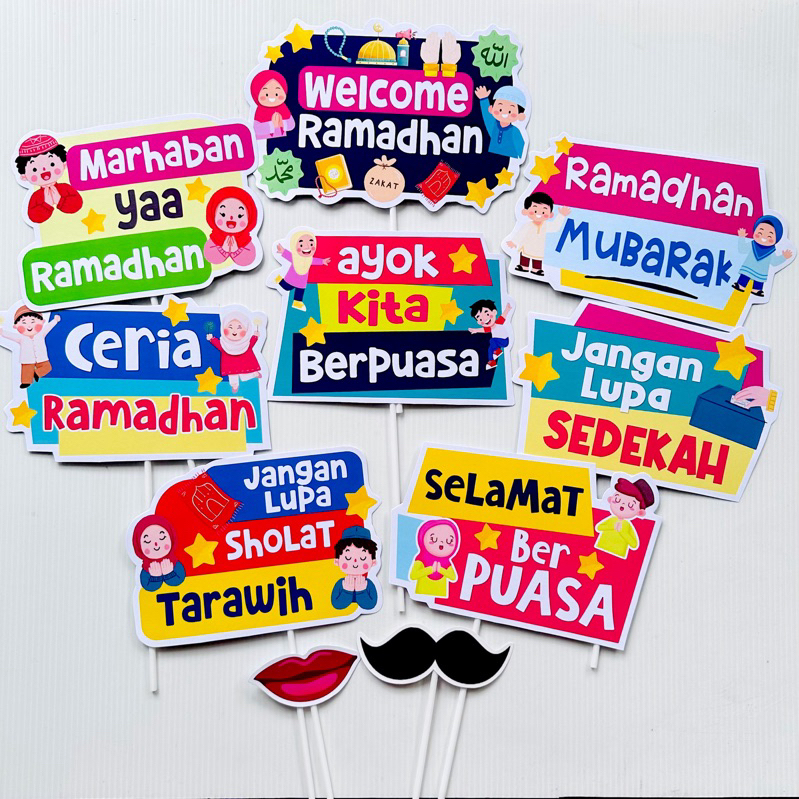 Welcome RAMADHAN PROPS PHOTOBOOTH ACCESSORIES POSTER PAWAI RAMADHAN ...