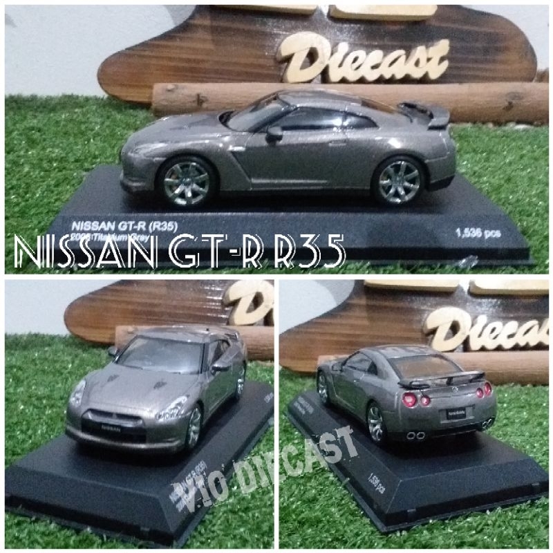 Diecast Miniature Nissan GTR R35 1:43. Scale | Shopee Malaysia