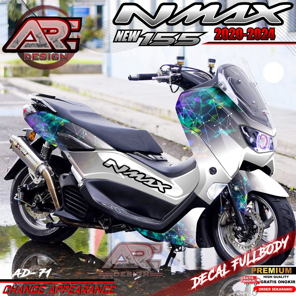NEWEST Decal Sticker Yamaha Nmax 155 New 2020 2021 2022 2023 2024 Full ...