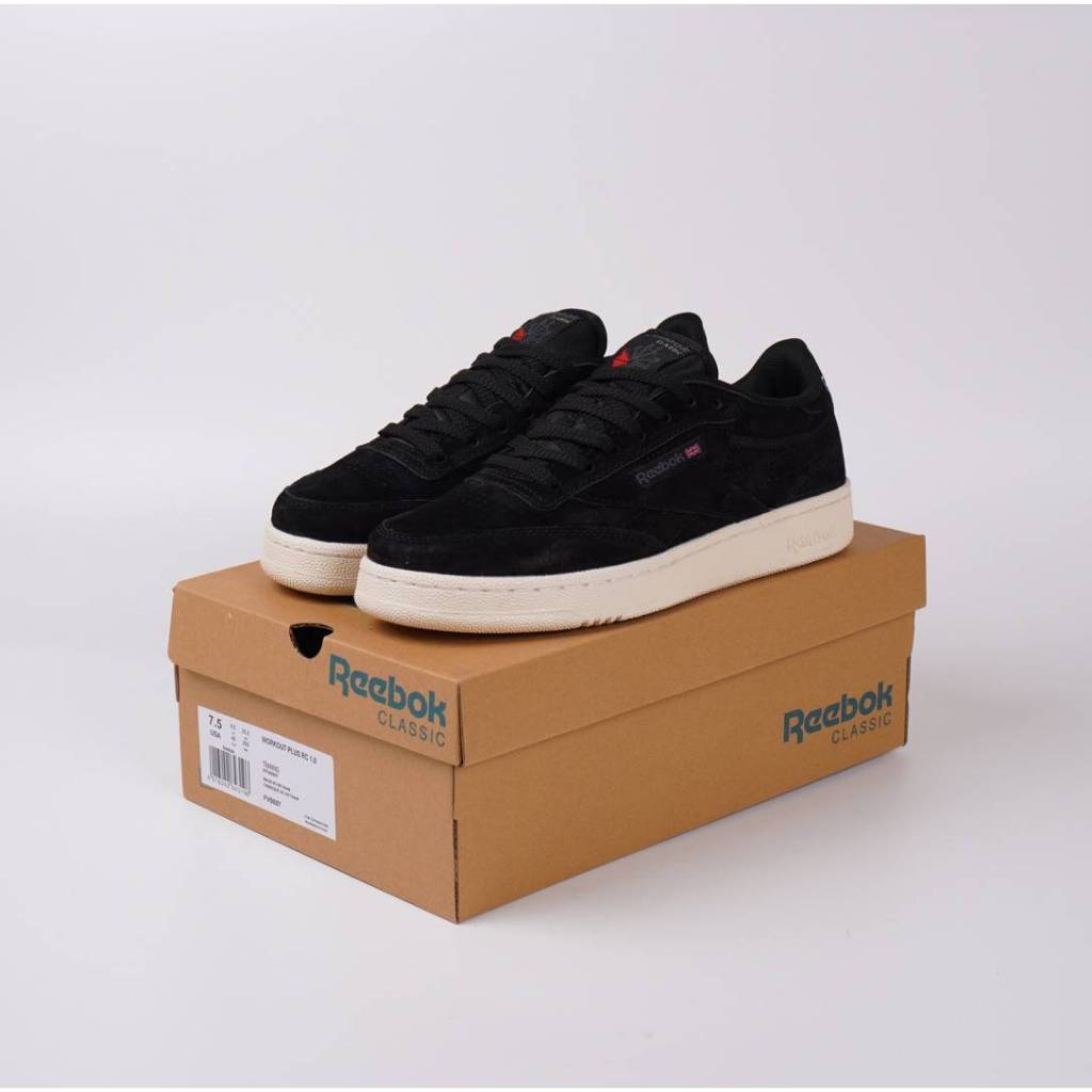 (ioniq)Reebok Club C85 Urc Black White | Shopee Malaysia