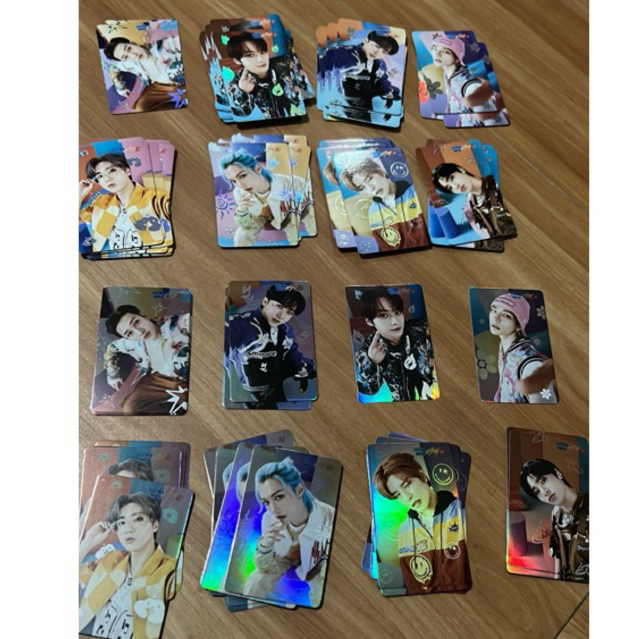Photocard stray kids x ultra milk element hologram bangchan leenow ...