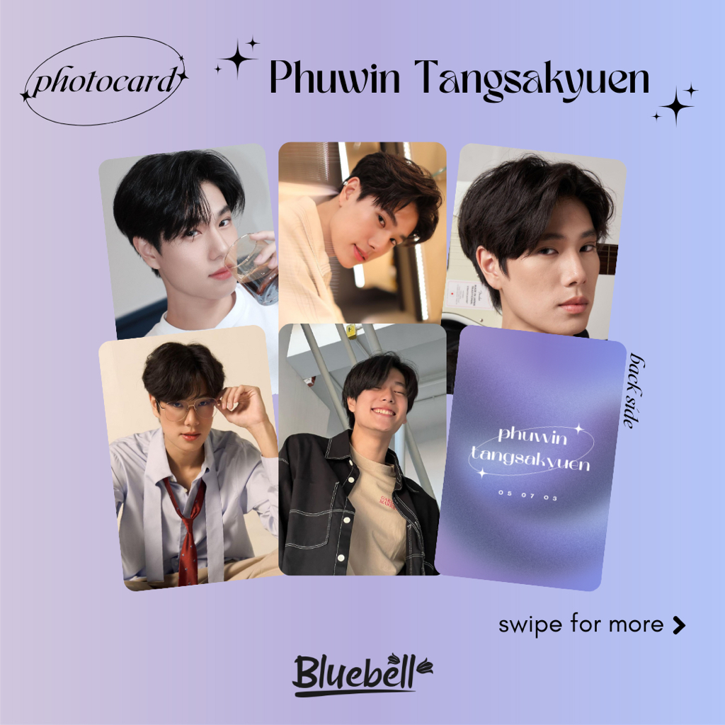 Unofficial Photocard Phuwin Tangsakyuen @phuwita Actor Thailand GMMTV Thaienthu Raikantopeni ...