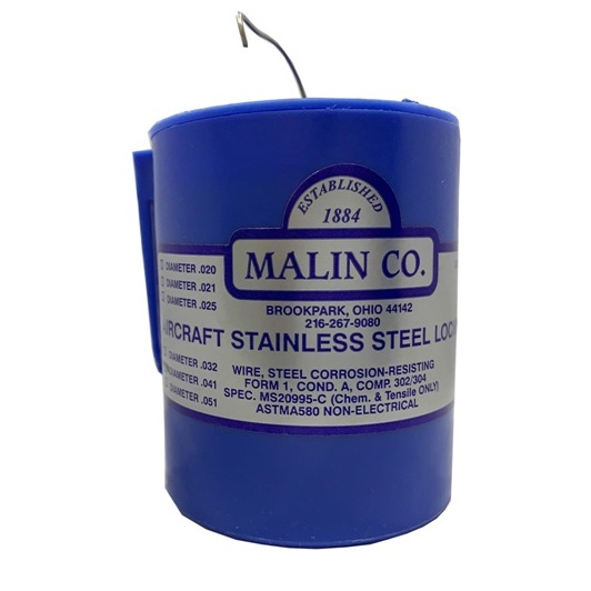 Aircraft stainless steel malin co ms20995c, safety wire lockwire ...