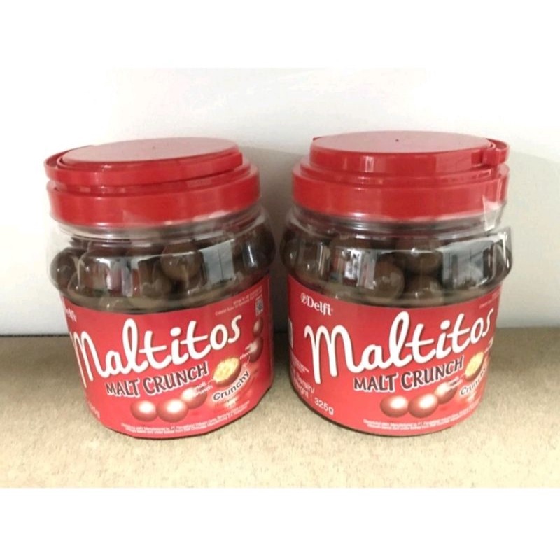 Delfi Maltitos Malt Crunch Jar 325 grams | Shopee Malaysia