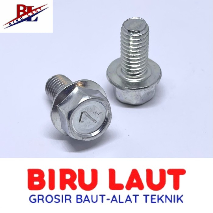 (package Contains 10 pieces) Flange Bolts 8x16/ Flange Bolts M8x16 ...