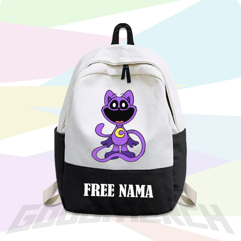 SCHOOL CHILDREN'S BACKPACK WITH CATNAP MOTIF POPPY PLAYTIME 3 | Shopee ...