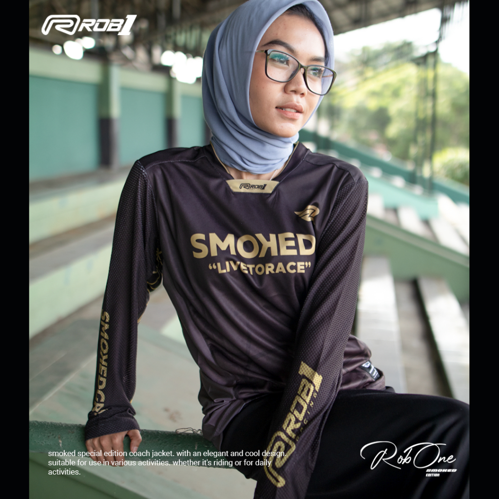 Jersey ROB1 SMOKED Edition (BLACK) | Shopee Malaysia