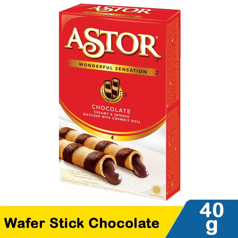 Astor wafer sticks 40g chocolate astor stick | Shopee Malaysia