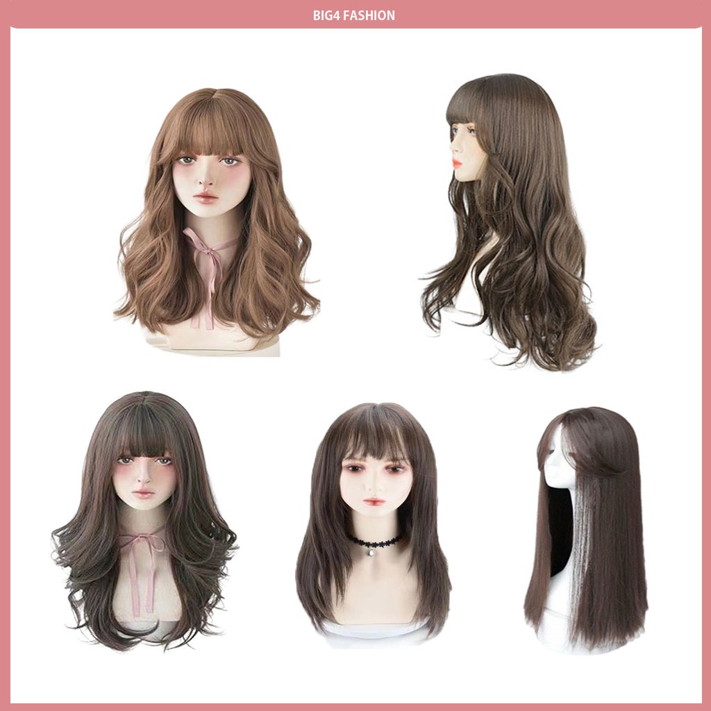 Full Korean wig Wigs Various Models And Types Of premium Material hair ...