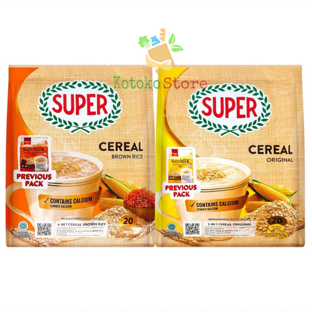 Super Cereal Instant Original / Super Cereal Instant Brown Rice / Super Instant Cereal 500gr ...